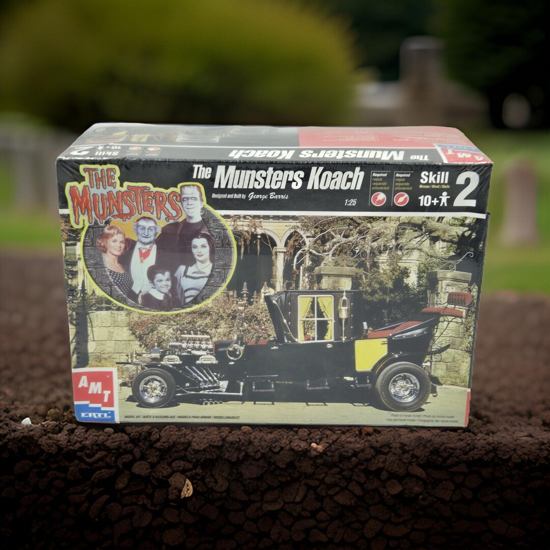 AMT ERTL Munsters Koach Model Kit 1:24 Scale - Sealed - Excellent ...