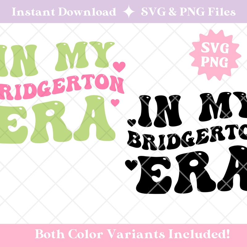 Bridgerton Svg - Etsy