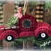 Crochet Red Christmas Truck Ornament Pattern Instant Download | Etsy