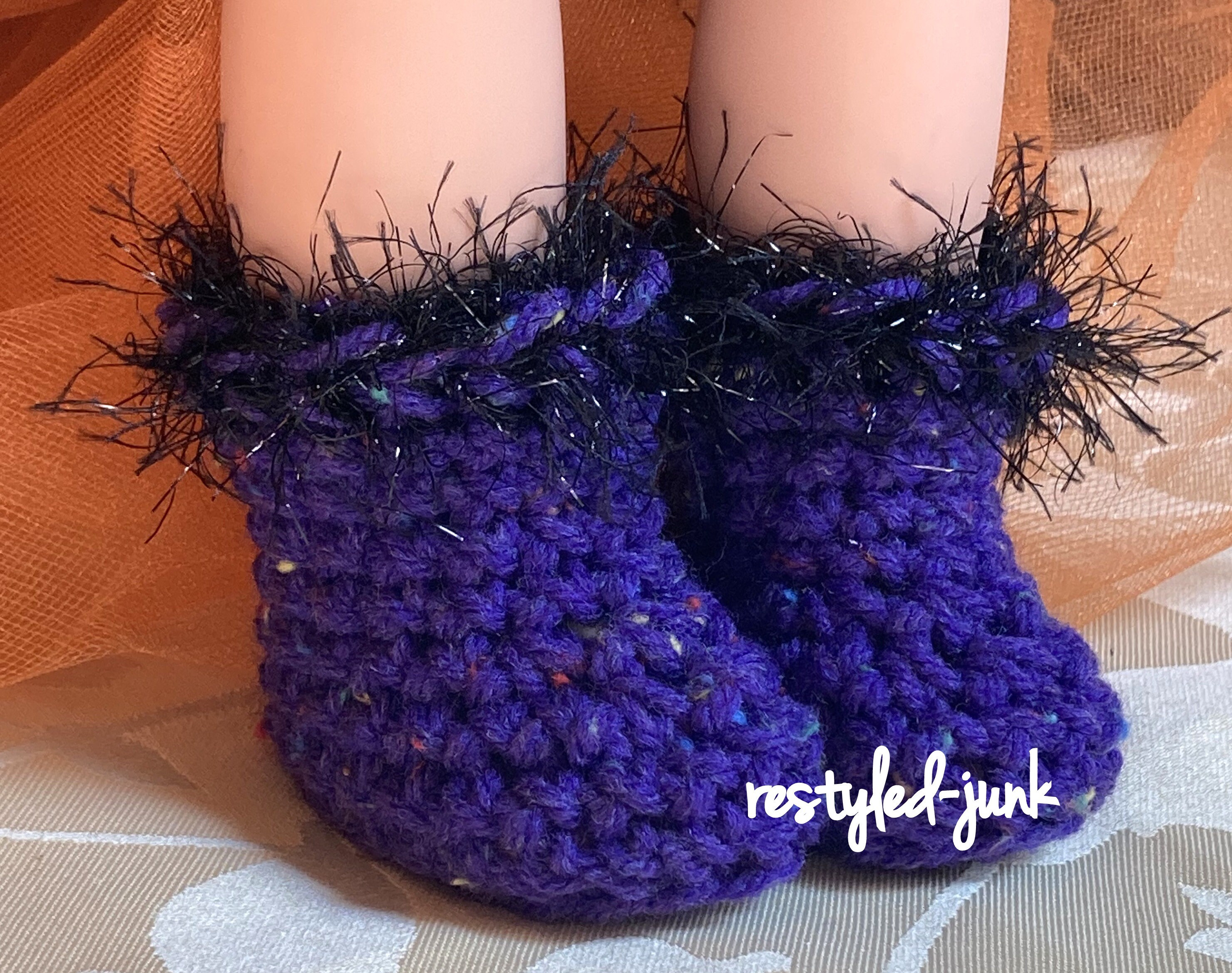 Crochet Pattern: Witch Dress-witch Hat-witch Boots for 18 Doll. Digital ...