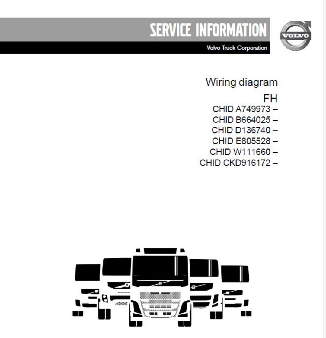 Wiring Diagram FH Classic, Volvo Truck FH, Electrical Diagram of Volvo ...