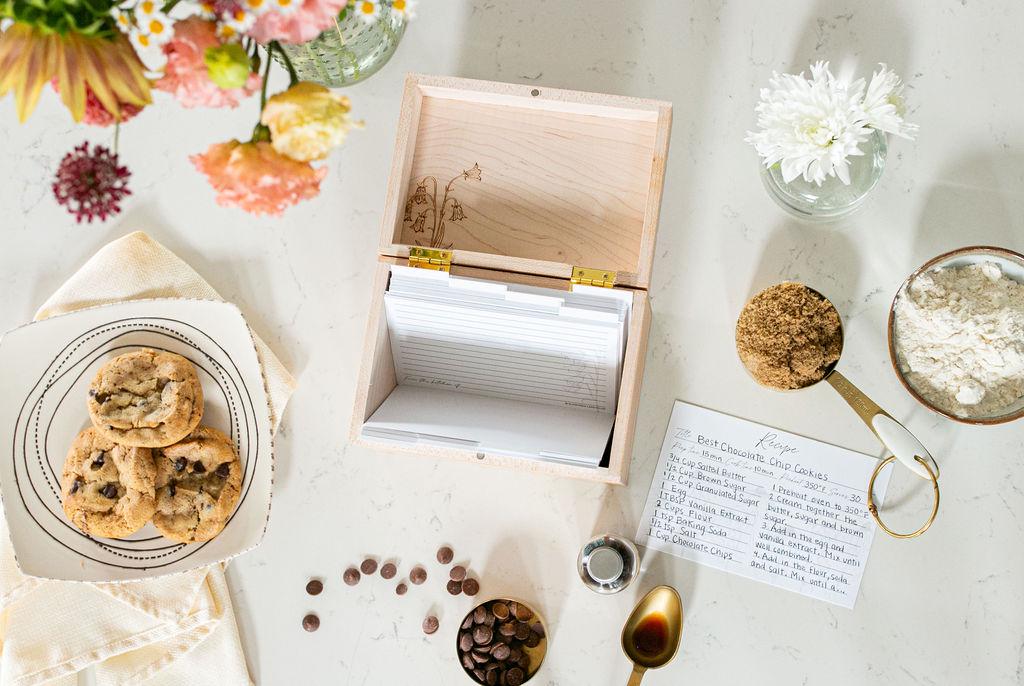 Recipe Cards Set of 50 4x6 Cards as Kitchen Organizer Bridal Shower ...