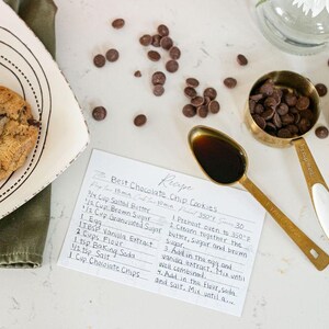 Recipe Cards Set of 50 4x6 Cards as Kitchen Organizer Bridal Shower ...