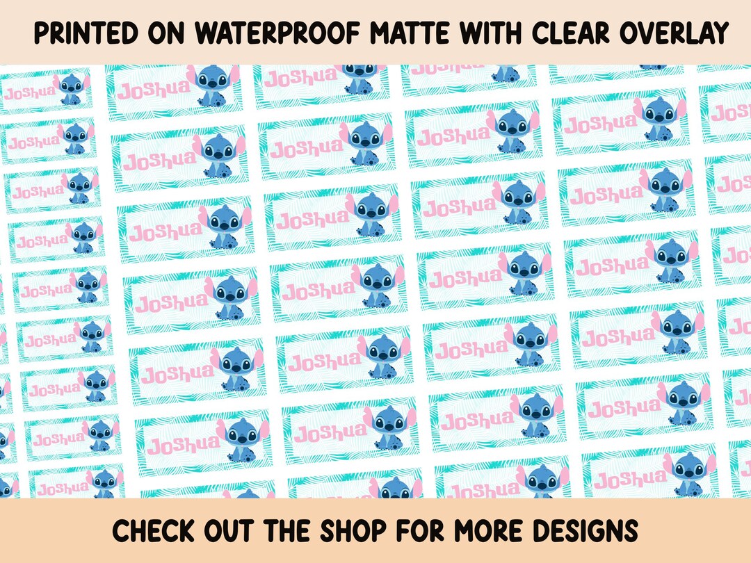 School Label Sticker Waterproof Clear Overlay School Supplies Back to ...