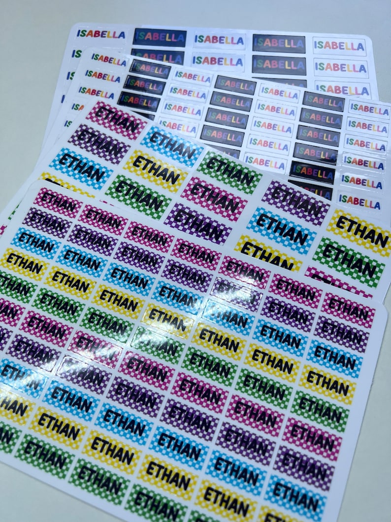 Sponge Faces All Sticker Waterproof Clear Overlay School Supplies Back ...