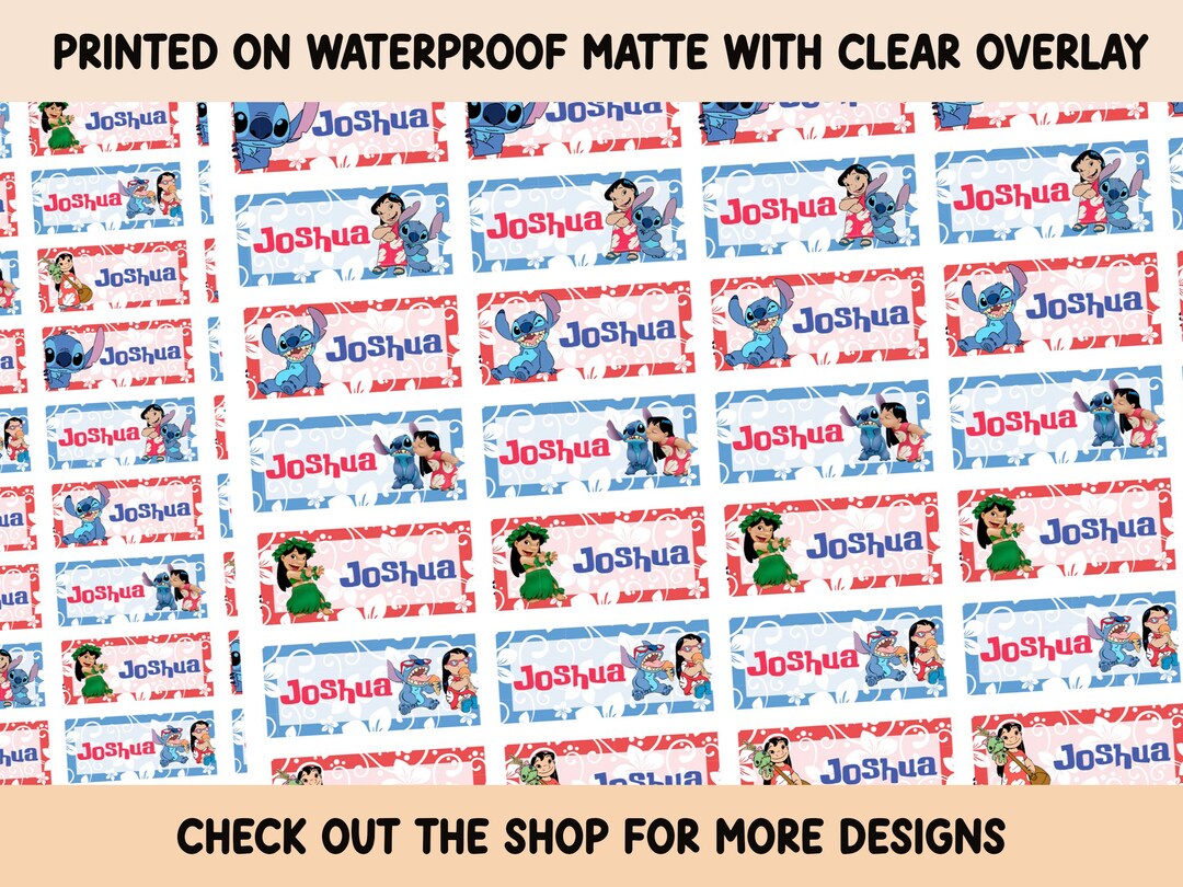 School Label Sticker Waterproof Clear Overlay School Supplies Back to ...