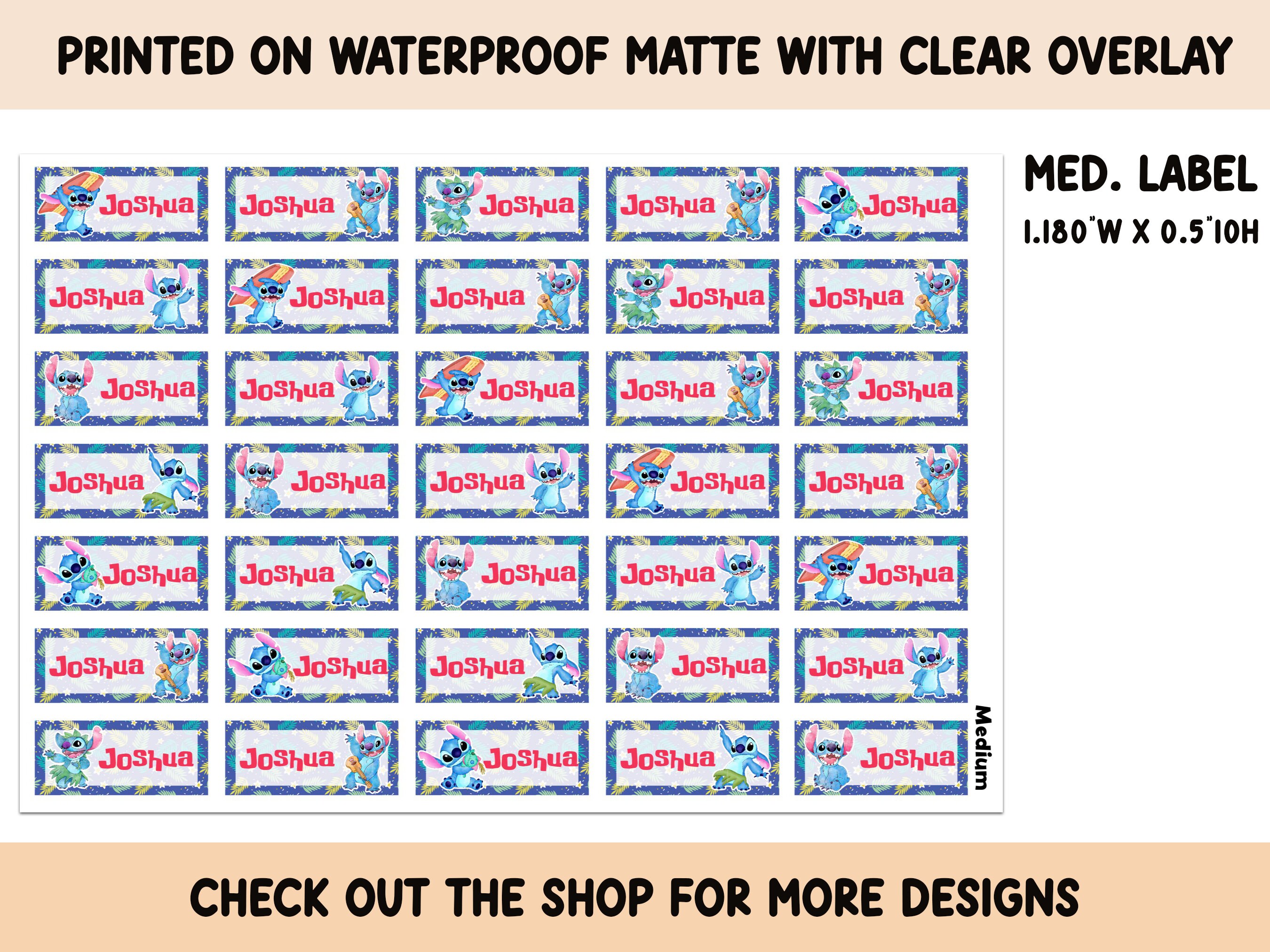 School Label Sticker Waterproof Clear Overlay School Supplies Back to ...