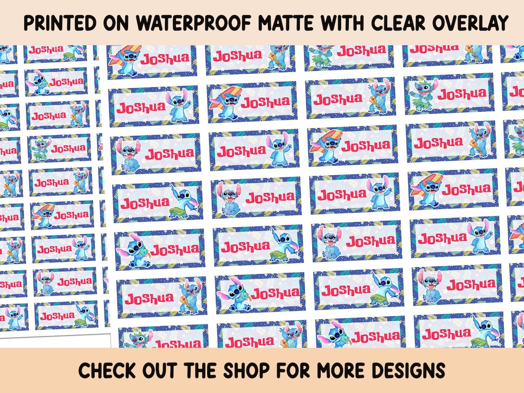 School Label Sticker Waterproof Clear Overlay School Supplies Back to ...