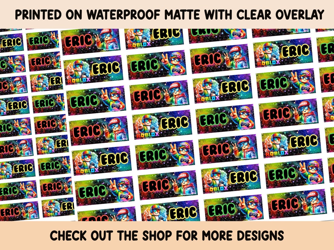 Gaming Boy Waterproof Clear Overlay School Supplies Back to School ...