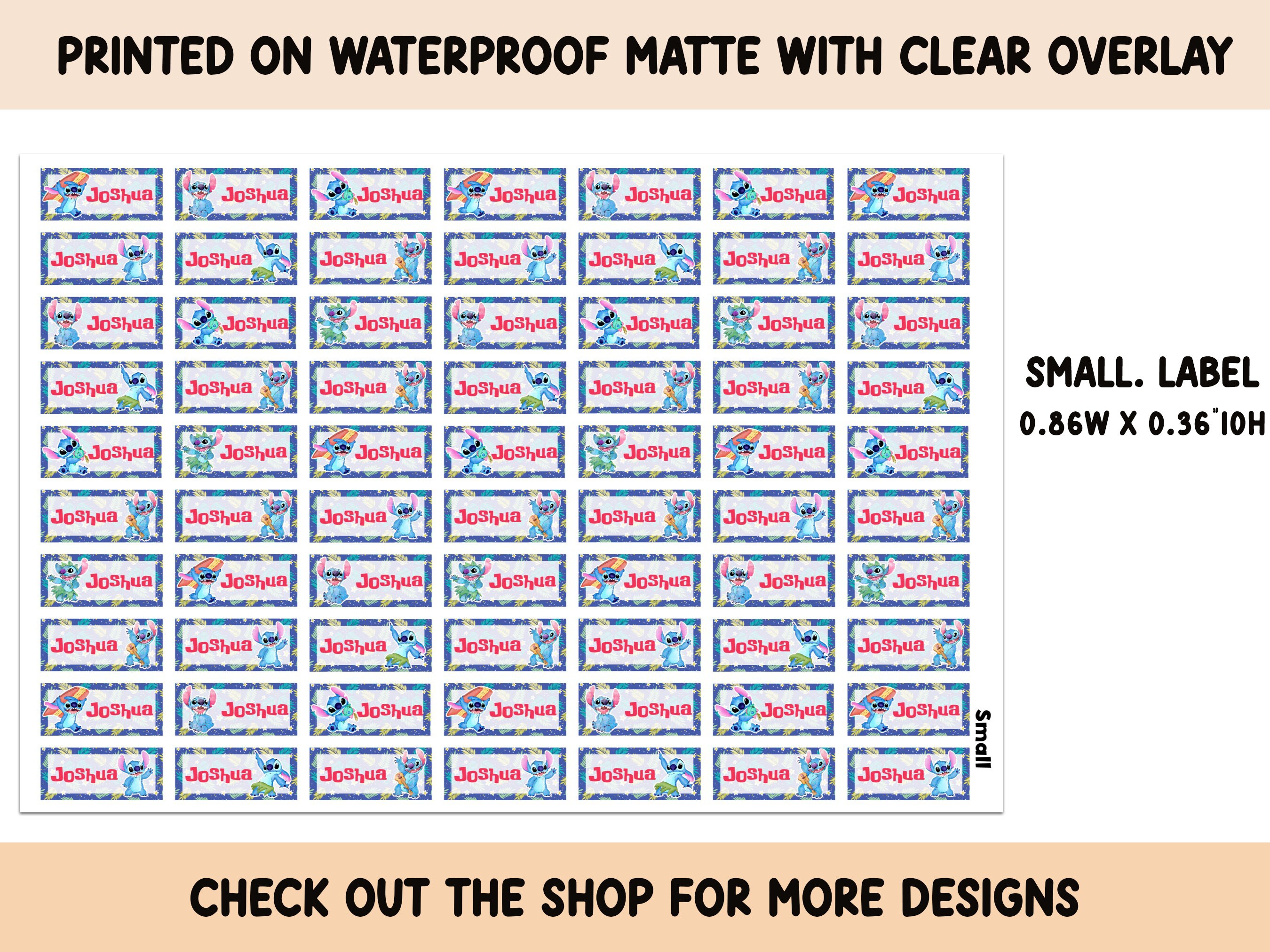 School Label Sticker Waterproof Clear Overlay School Supplies Back to ...