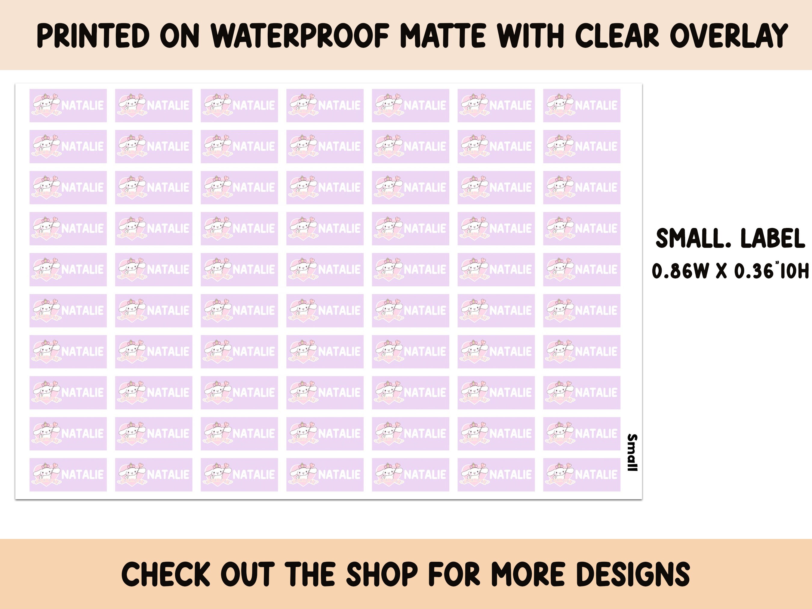 Kawaii Sticker Waterproof Clear Overlay School Supplies Back to School ...