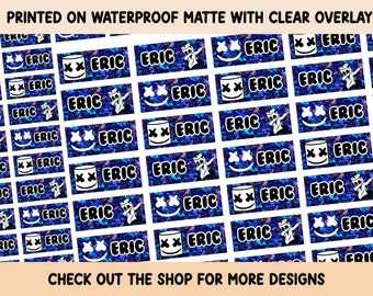 School Labels Waterproof Clear Overlay School Supplies Back to School ...