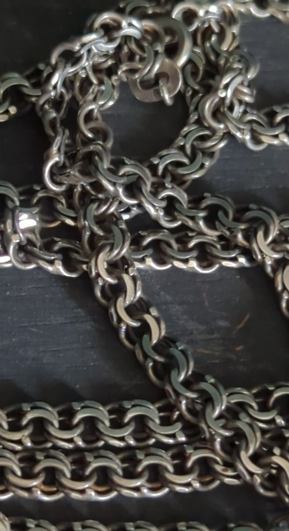 835 silver chain vintage - Gem