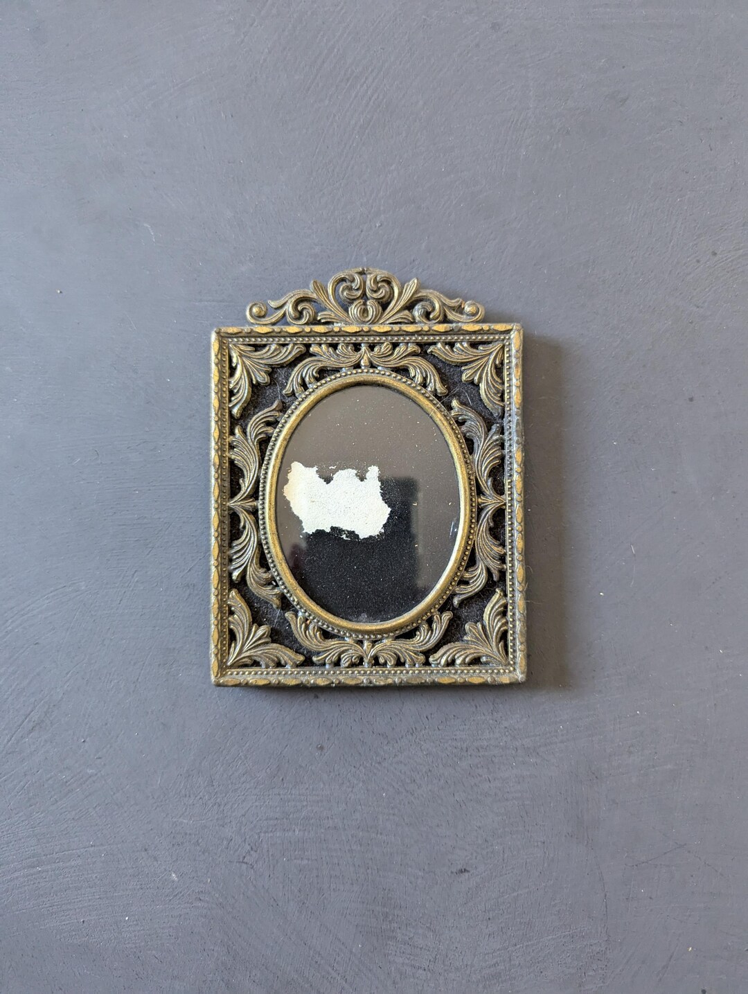 Vintage Ornate Metal Frame, Made in Italy - Etsy
