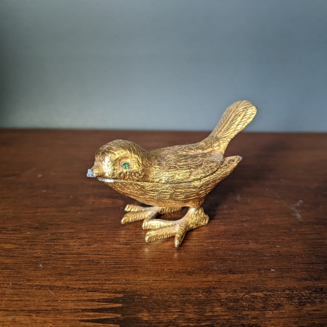 BIRD TRINKET BOX Vintage Bird Decor - Etsy