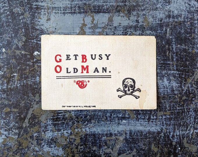 MEMENTO MORI POSTCARD, Antique Skull Ephemera - Etsy