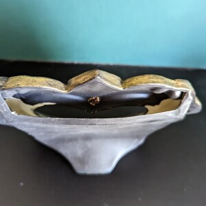 VINTAGE PICTURE FRAME Garry Sharpe Design Ceramic Heart Shaped Ornate ...