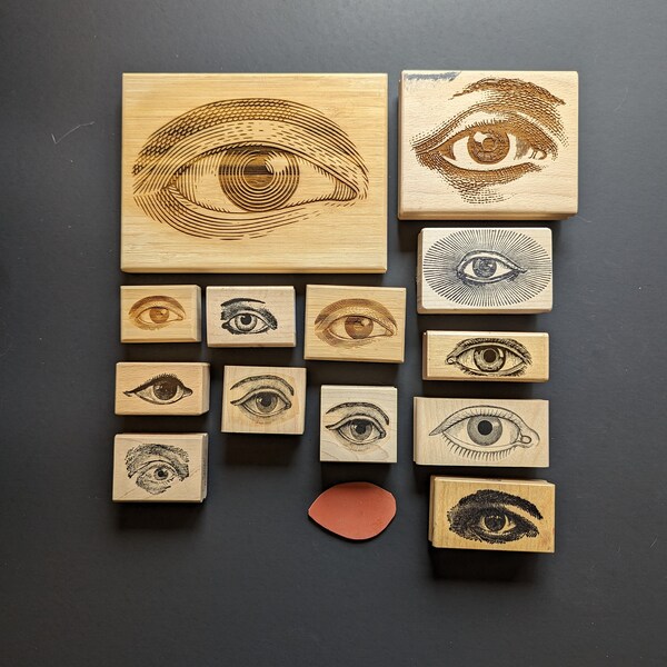 Eye Rubber Stamp - Etsy