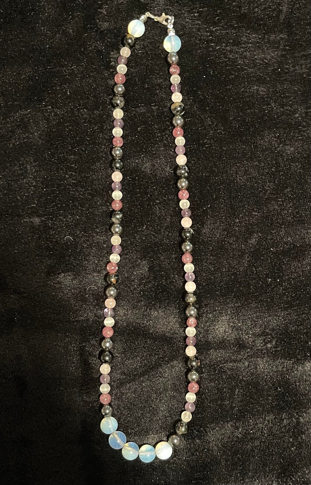 Stress Relief, Relaxation, Protection & Better Sleep Necklace Amethyst ...