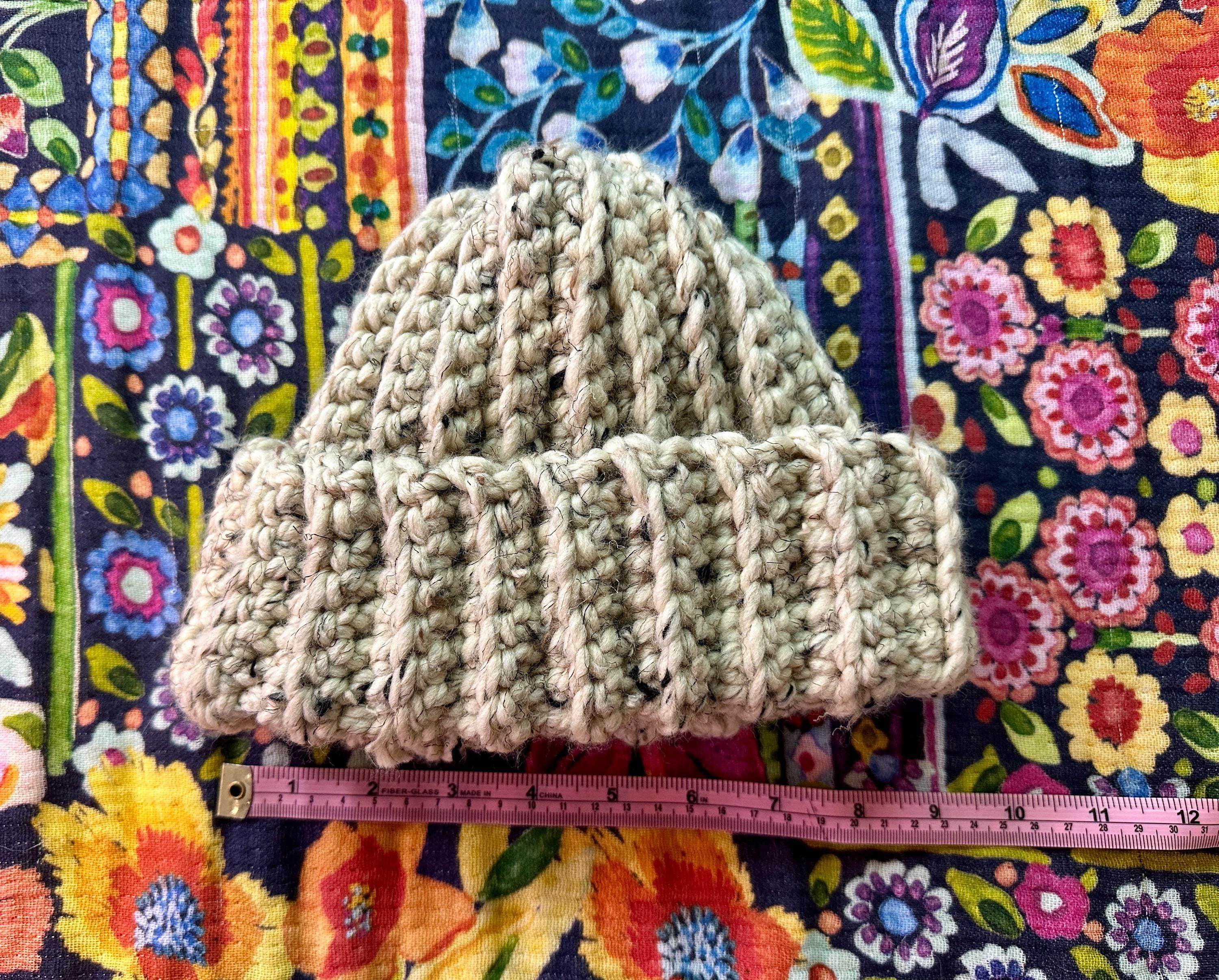 Unisex Deep Orange Chunky Ribbed Wool Fisherman Beanie | Minimalistic ...