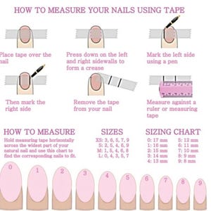 Acrylic Press on Nails 207 - Etsy