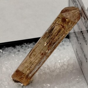 IMPERIAL TOPAZ Sparkling Natural Double Terminated Gemstone Crystal in ...
