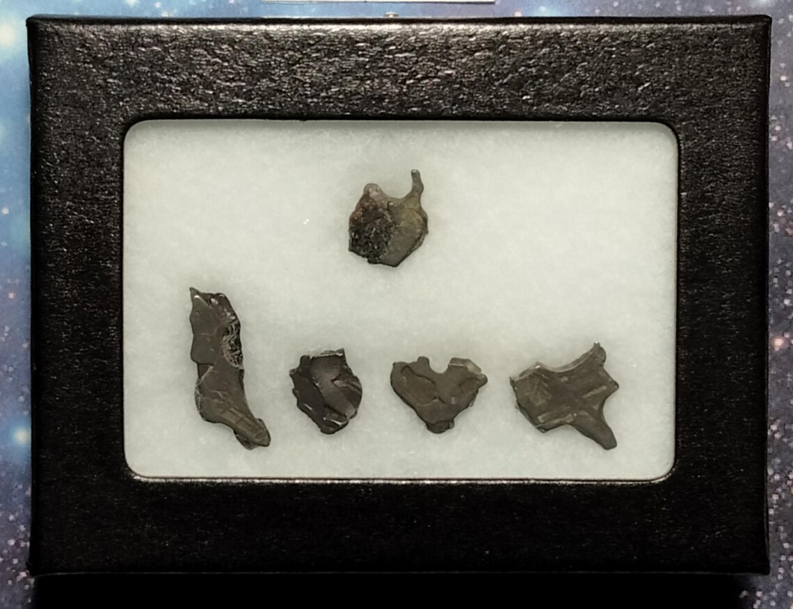BRENHAM Meteorite LOVE Display Rare Meteorite Writing With Brenham ...