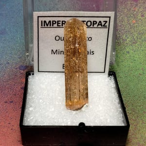 IMPERIAL TOPAZ Sparkling Natural Double Terminated Gemstone Crystal in ...