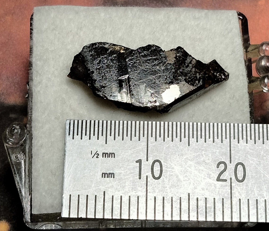 BRENHAM Meteorite LOVE Display Rare Meteorite Writing With Brenham ...