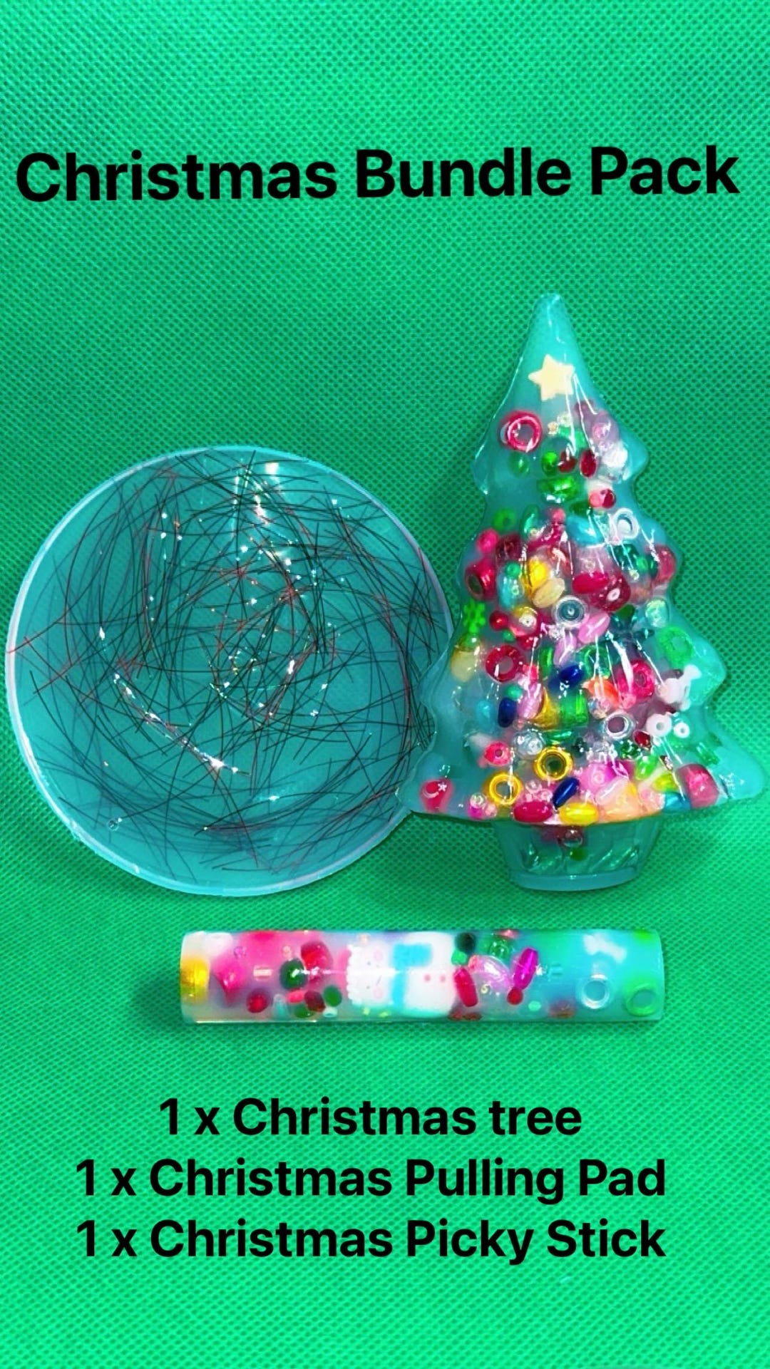 Christmas Bundle Pack Includes a SILICONE picky Christmas Tree ...