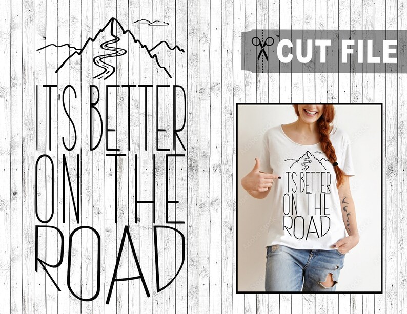 Open Roads & Good Music Svg Road Trip Svg Travel Svg Girls | Etsy