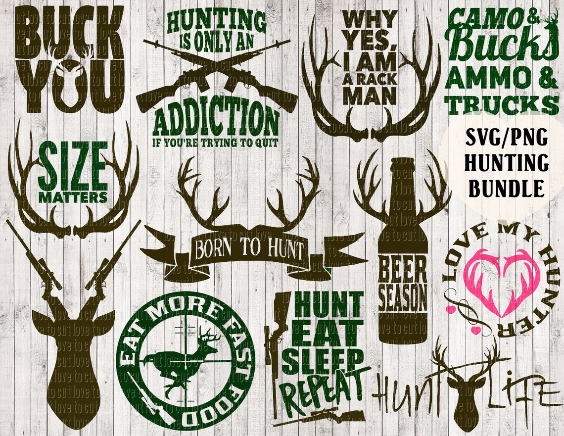 Buck You Svg Buck Svg Deer Svg Hunting Svg Antler Svg - Etsy Canada