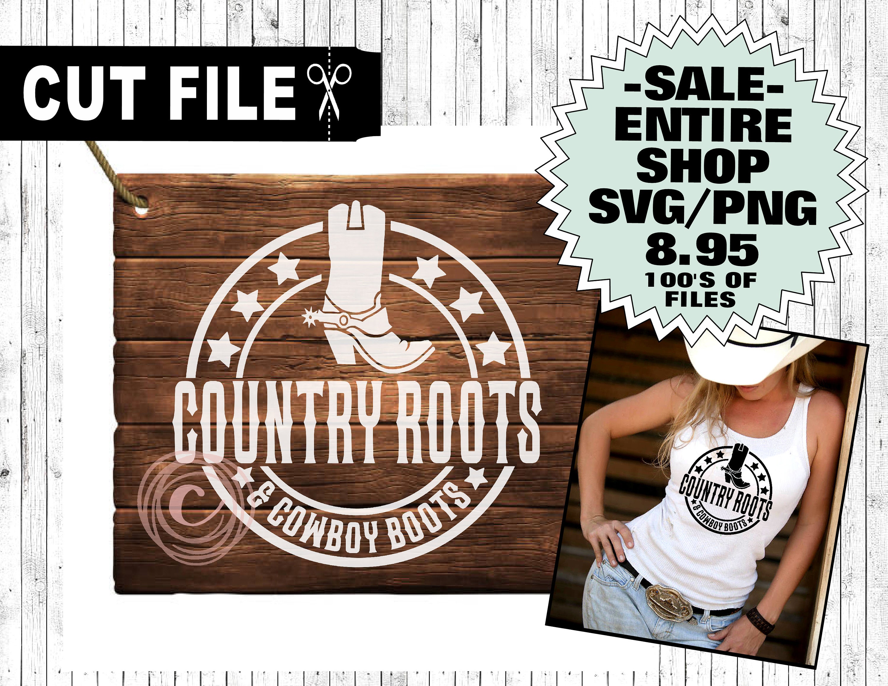 Digital Download Country Roots and Cowboy Boots svg Country Roots svg ...