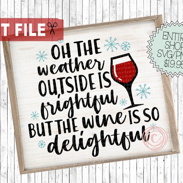 Wine is Delightful - Etsy