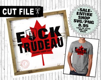 Fuck Trudeau Svg - Etsy UK
