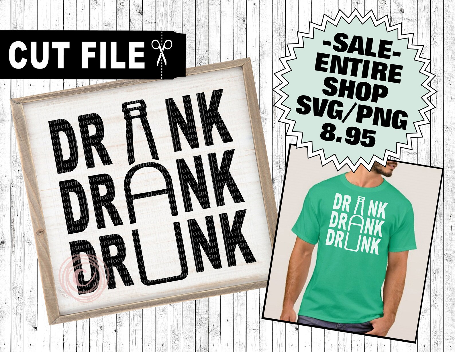 Drink Drank Drunk Svg Funny St Pattys Day Svg Beer Svg File - Etsy