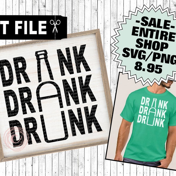 Drink Drank Drunk - Etsy