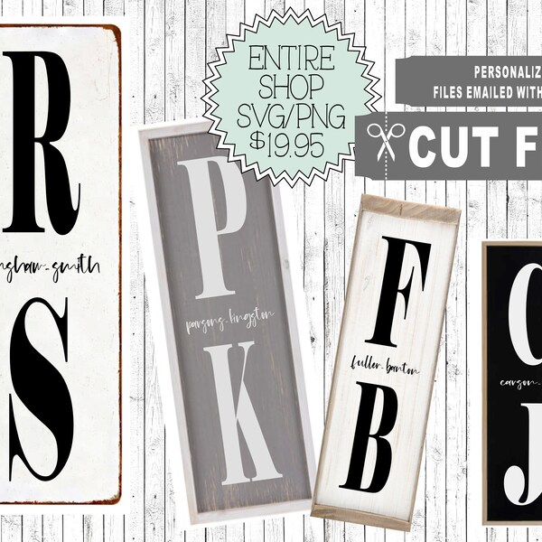 Last Name Designs - Etsy