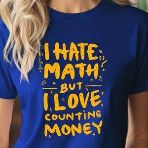 i hate math shirt