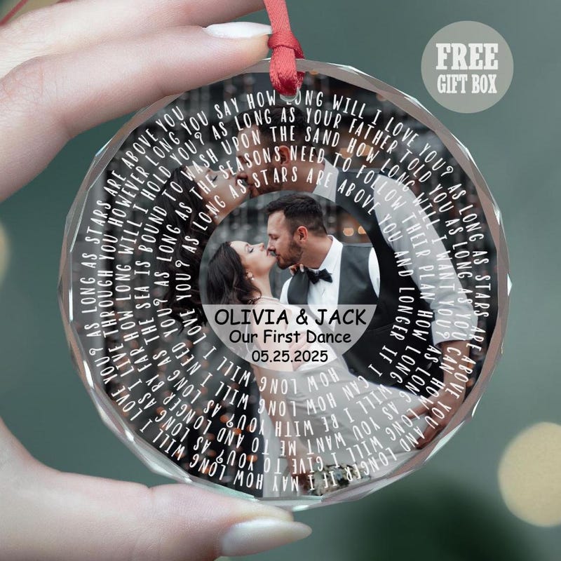 First Song Wedding Ornament - Etsy