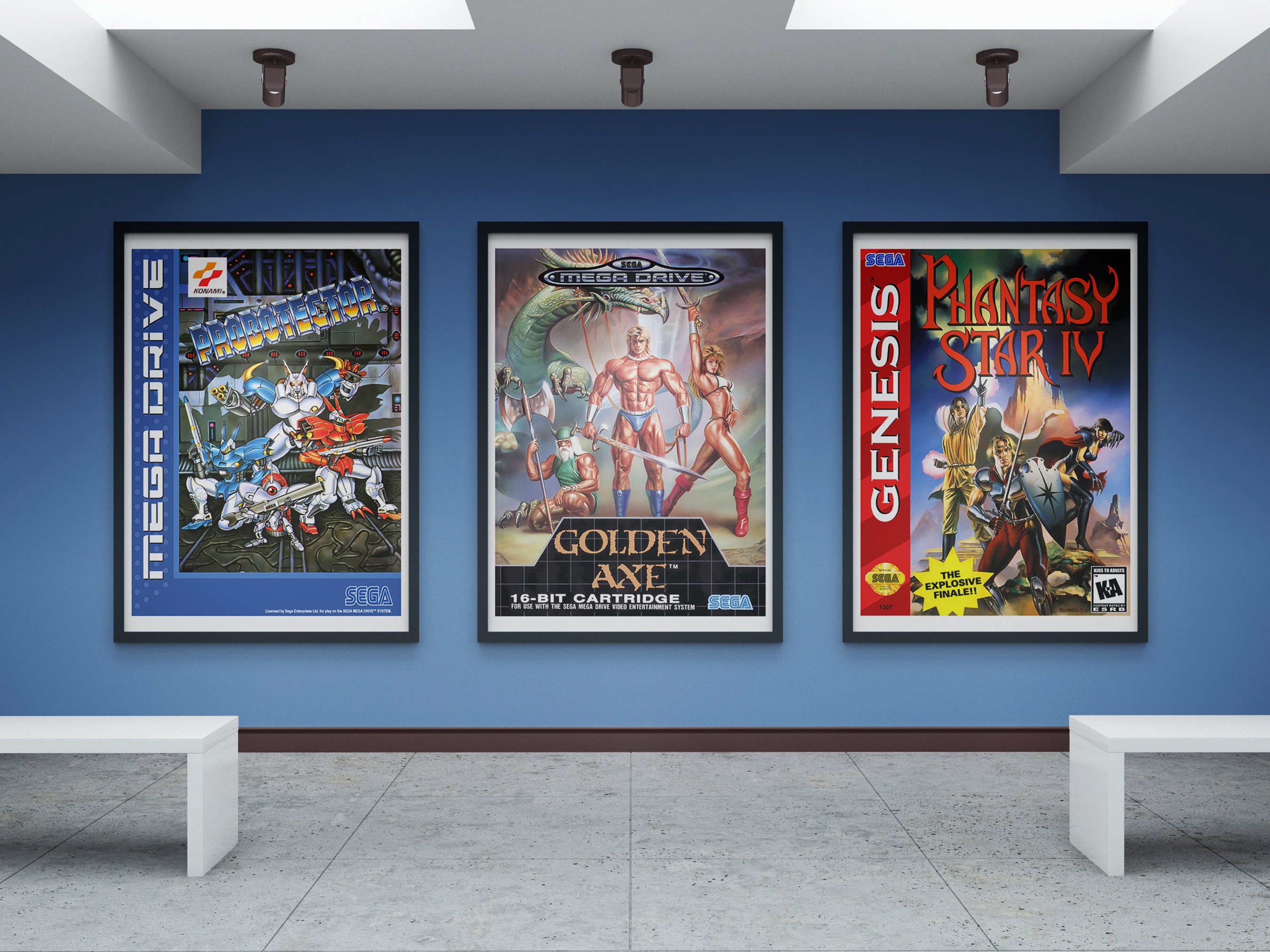 Arcade Wall Art, Sega Genesis Games Posters Pack, Retro Gaming Posters ...