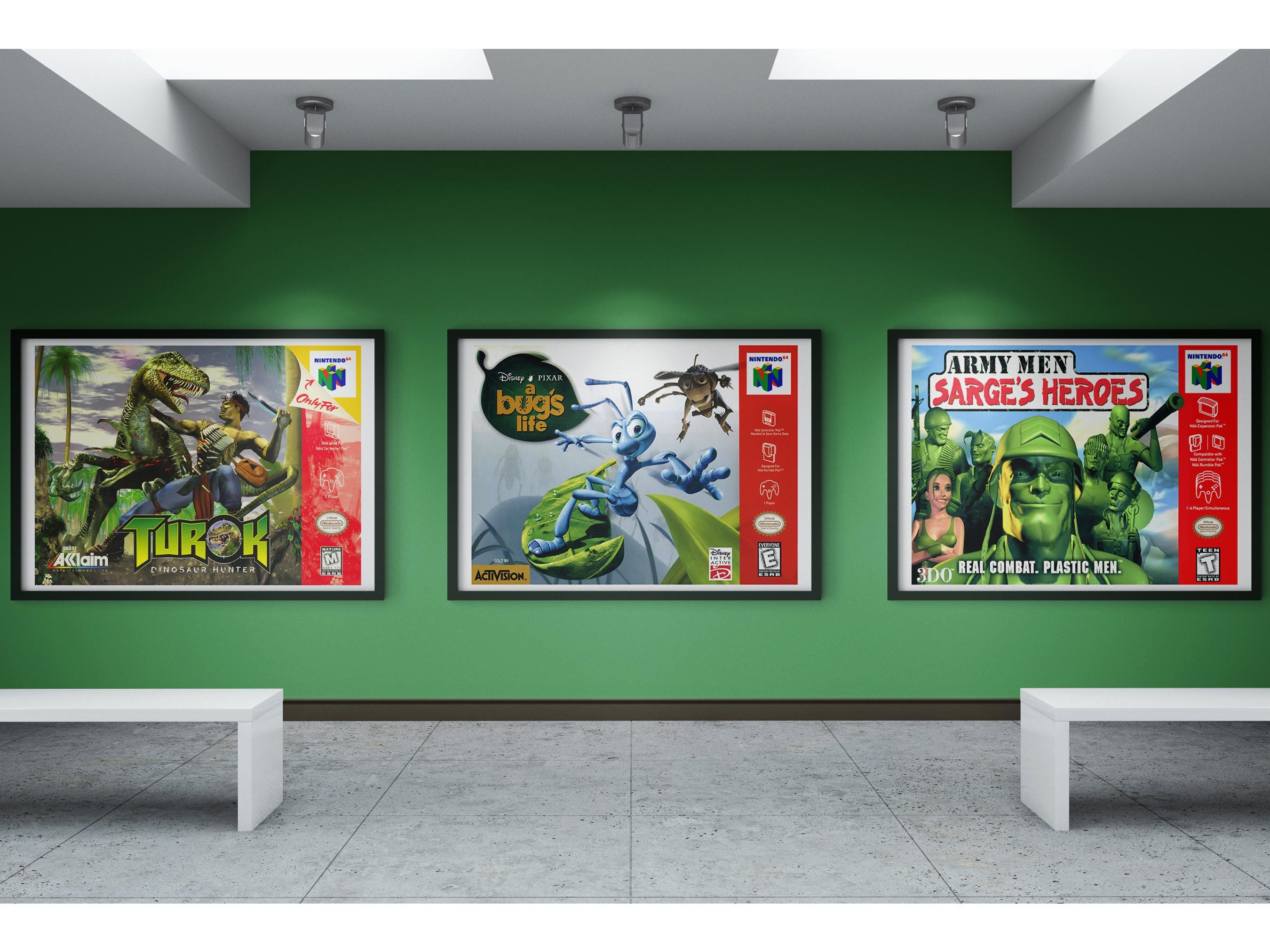 Arcade Wall Art, N64 Games Posters Pack, Retro Gaming Posters, Wall Art ...