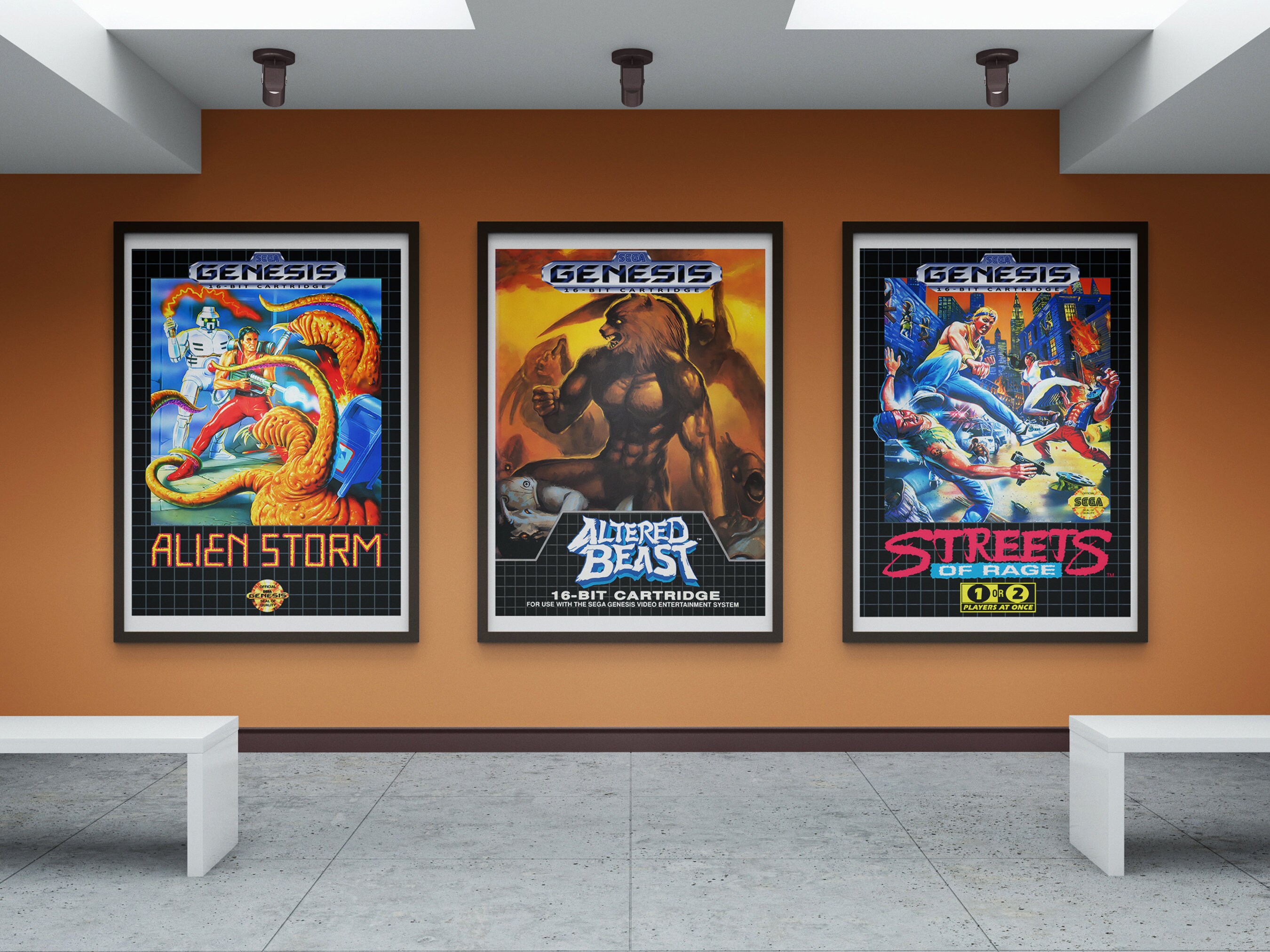 Arcade Wall Art, Sega Genesis Games Posters Pack, Retro Gaming Posters ...