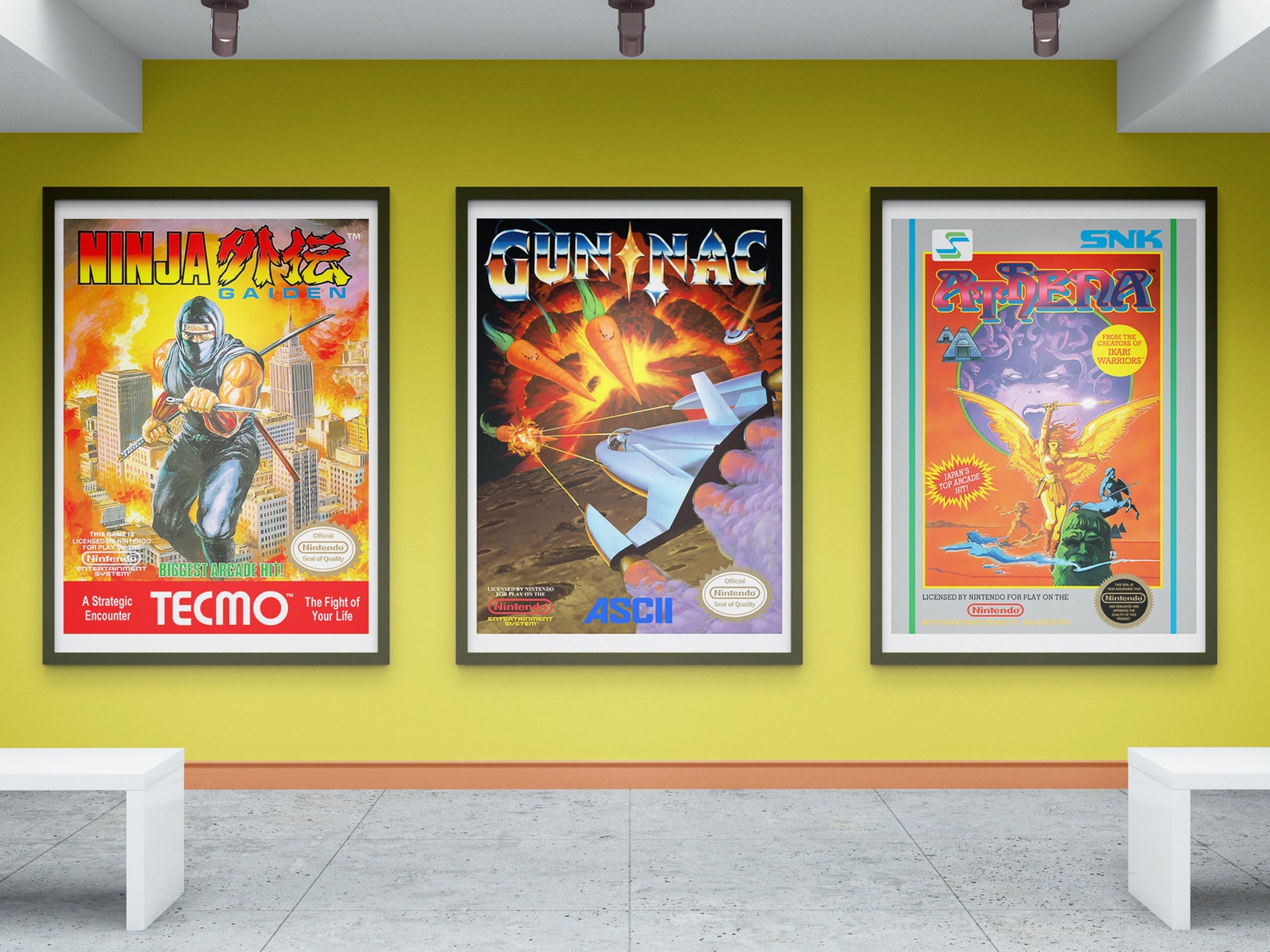 Arcade Wall Art, NES Games Posters Pack, Retro Gaming Posters, Wall Art ...
