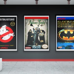 Arcade Wall Art, NES Games Posters Pack, Retro Gaming Posters, Wall Art ...