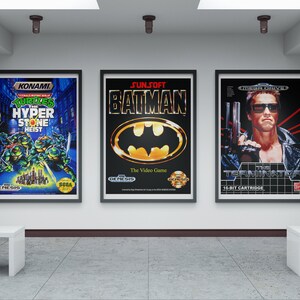 Arcade Wall Art, Sega Genesis Games Posters Pack, Retro Gaming Posters ...