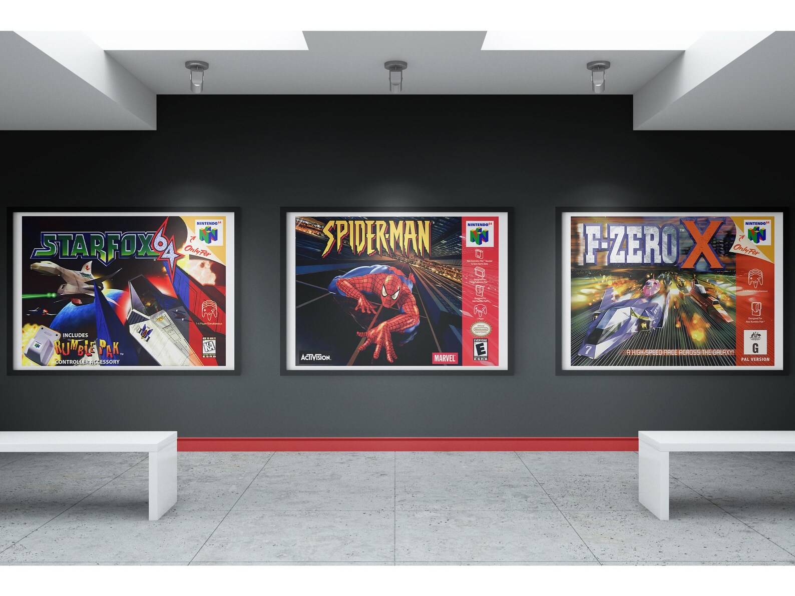 Arcade Wall Art, N64 Games Posters Pack, Retro Gaming Posters, Wall Art ...