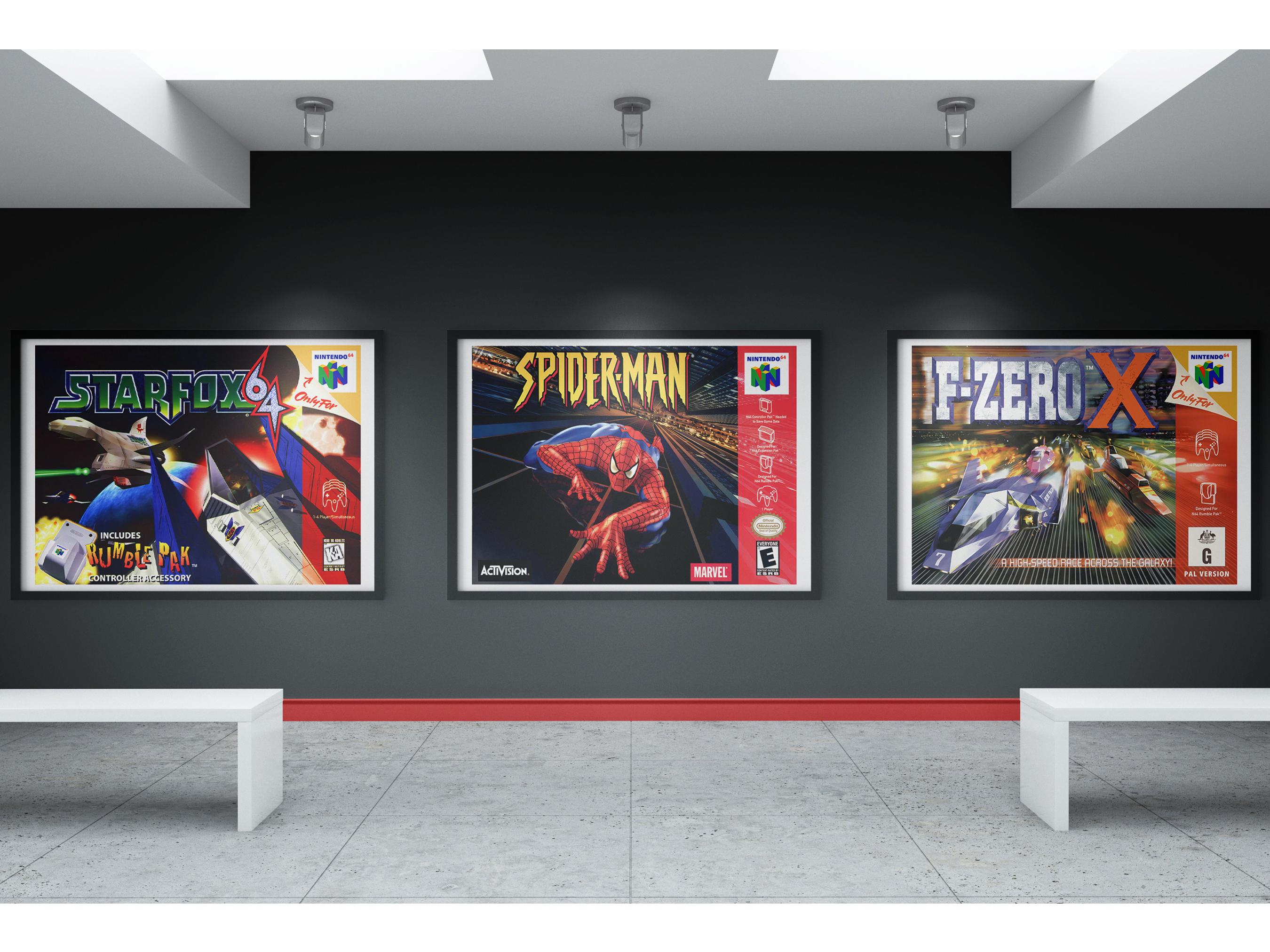 Arcade Wall Art, N64 Games Posters Pack, Retro Gaming Posters, Wall Art ...