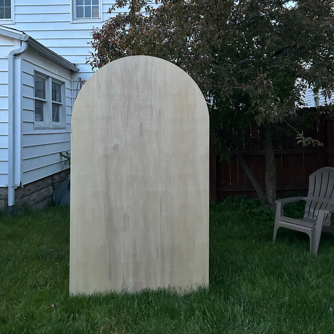 Custom Wooden Arch Backdrop With Stand - Custom Woodwork, Smooth ...