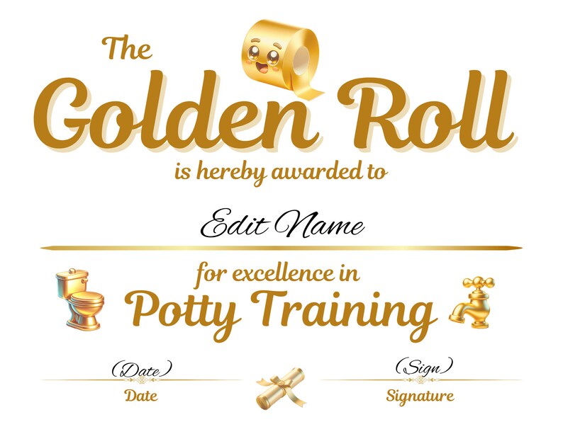 Kids Potty Training Motivation Award | Preschool Supplies | Daycare ...